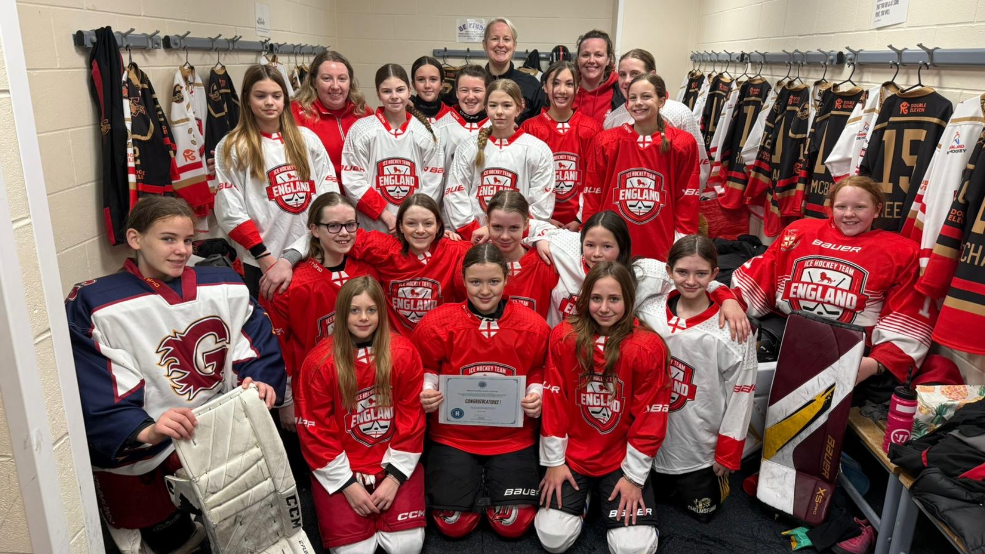 England Ice Hockey | England girls to have names at bottom of their ...